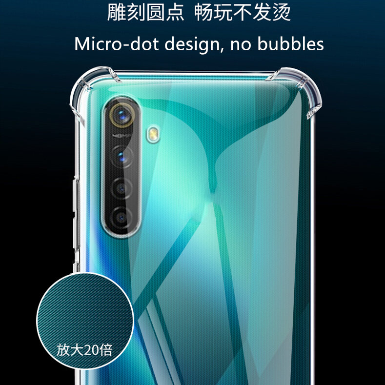 xipare for Realme XT Shock Absorbing Ultra Clear Jelly Case Soft ...