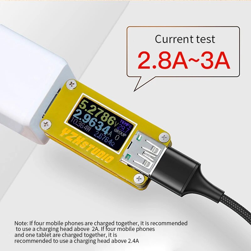 Gentlemange 1.2M Double Type C 4 in 1 USB Charger Cable Charging Cord ...