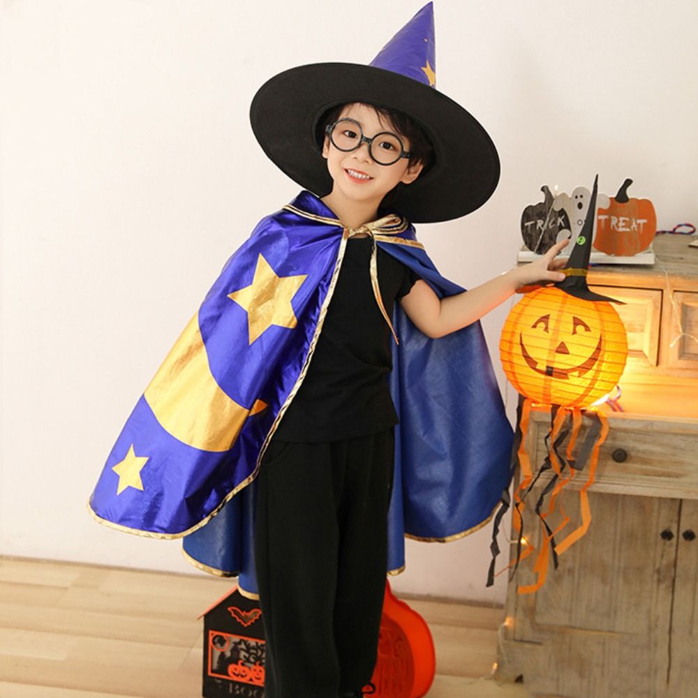 DFVJHDFG ชุดฮาโลวีนเด็ก หมวกแหลม เครื่องแต่งกายฮัลโลวีน childern ตัว ...