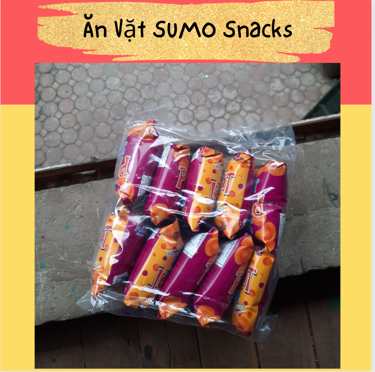 Bịch 10 Gói Bim Bim Snack Phomat Miếng Oishi 14/16g-Ăn Vặt Sumo Snack | Lazada.vn