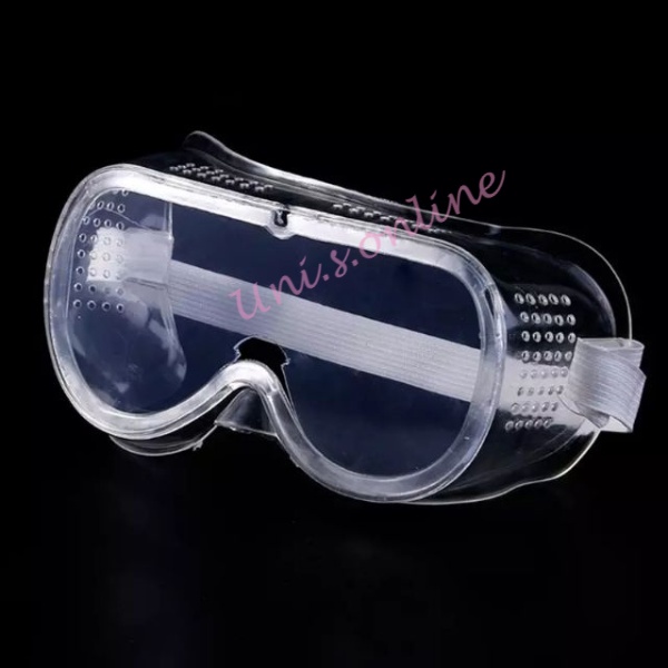 SAFETY GOGGLE ANTI IMPACT ANTI CHEMICAL SPLASH CLEAR EYE PROTECTION ...