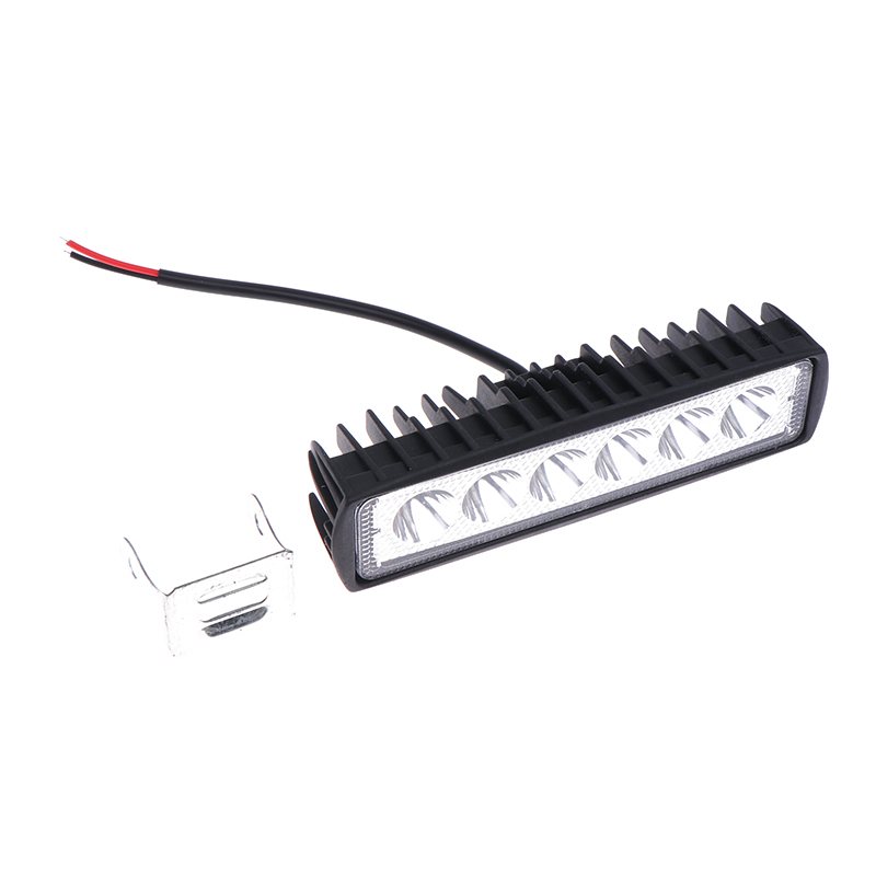 Car LED Light Bar 12V 18W 6000K Work Light For Car Motorcycle Truck ...