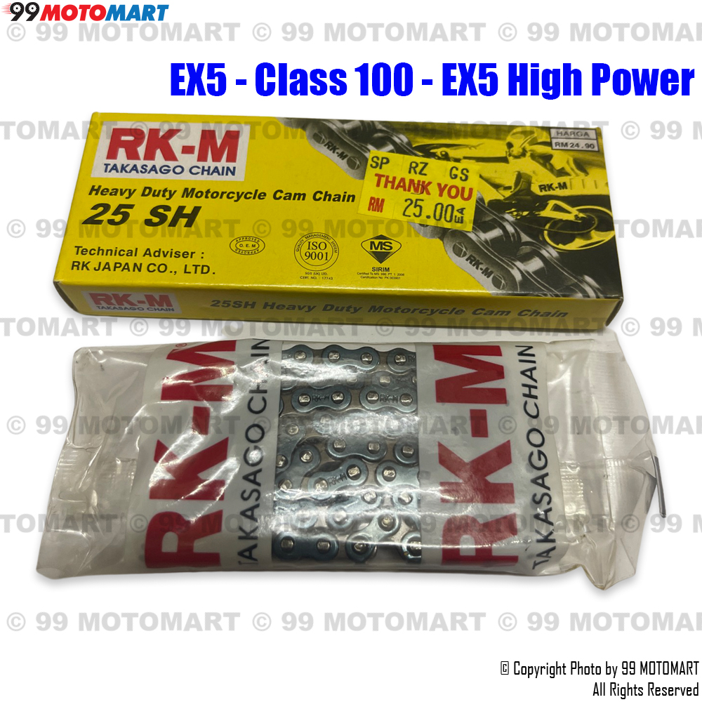 RKM EX5 CLASS HIGH POWER TIMING CHAIN 25SH 84L Class Timing Chain Ex5 ...