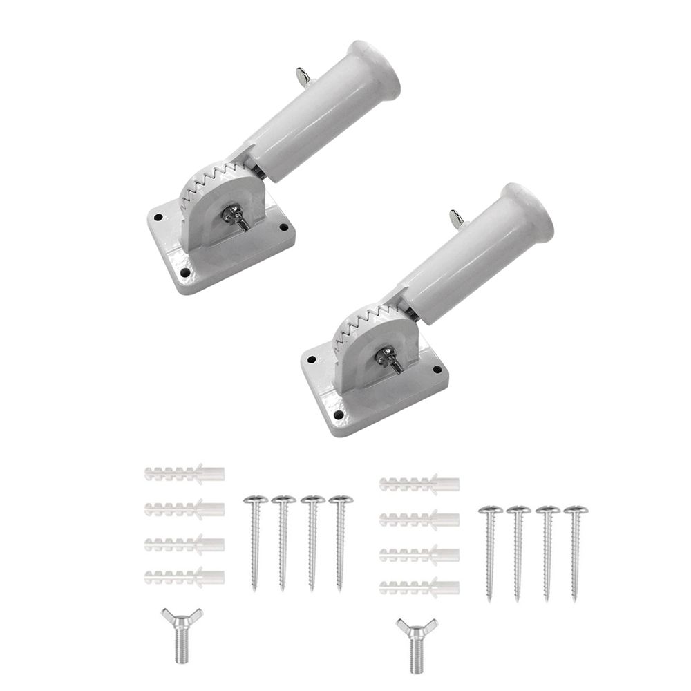 PETIYOUZA 180 Degree Angle Rust Free Coated Cast Iron Windsock Pole ...