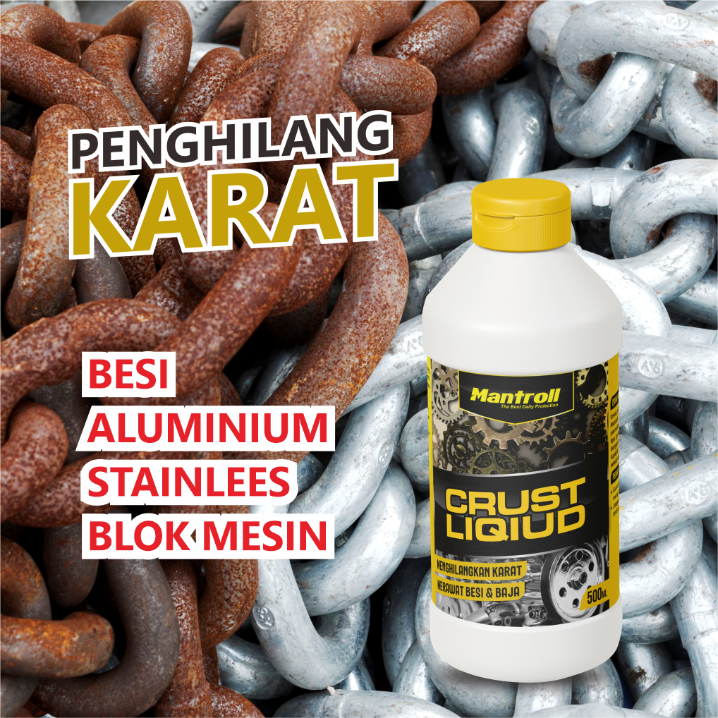 PENGHILANG KARAT 500ml kualitas premium / obat pembersih karat besi motor mobil / cairan ...