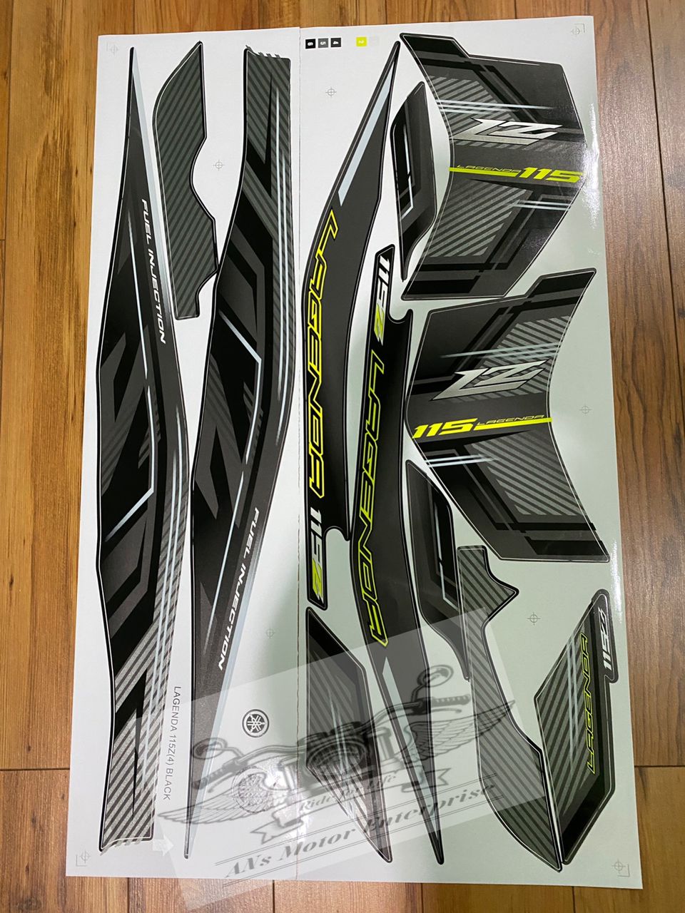 YAMAHA SRL 115Z/LAGENDA 115Z (4) BODY STICKER - READY STOCK | Lazada