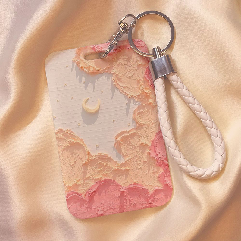 Cartoon Ins Photocard Holder Keychain Kpop Students Card Protectors ...