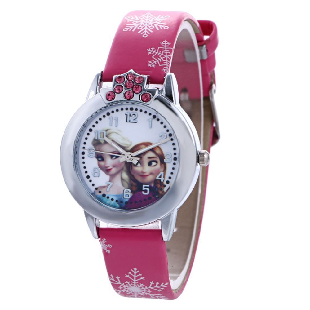 【New design】Children's Ice Age Snow Queen & Prince Quartz Watch - Cute ...