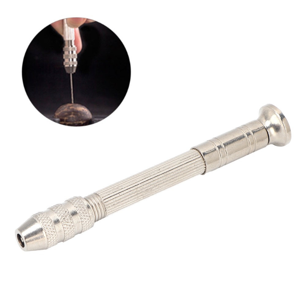 Professional High Carbon Steel Pin Vise Hand Drill Mini Micro Size ...