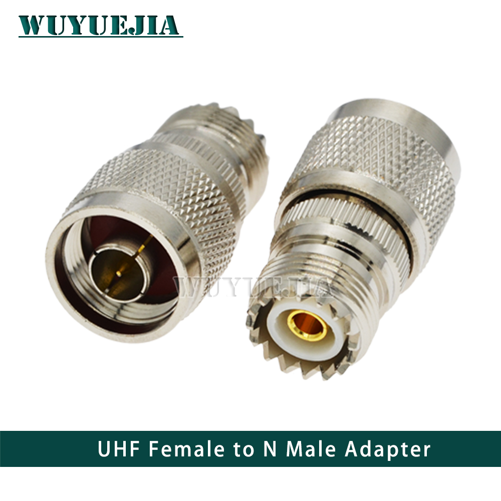 L16 N To Uhf Male / Female Straight Connector Pl259 Uhf Plug To So239 N Jack Rf Adapter Coaxial ...