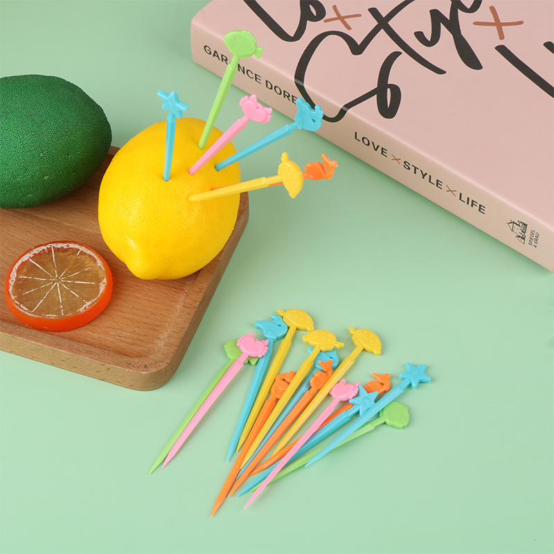 20Pcs/Set Cute Animal Food Toothpicks Mini Cartoon Toothpicks Bento ...