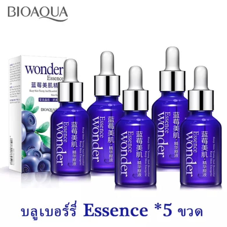 ( สินค้าขายดี / พร้อมส่ง ) เซรั่มบลู BIOAQUA Wonder Essence เซรั่มบลู ...
