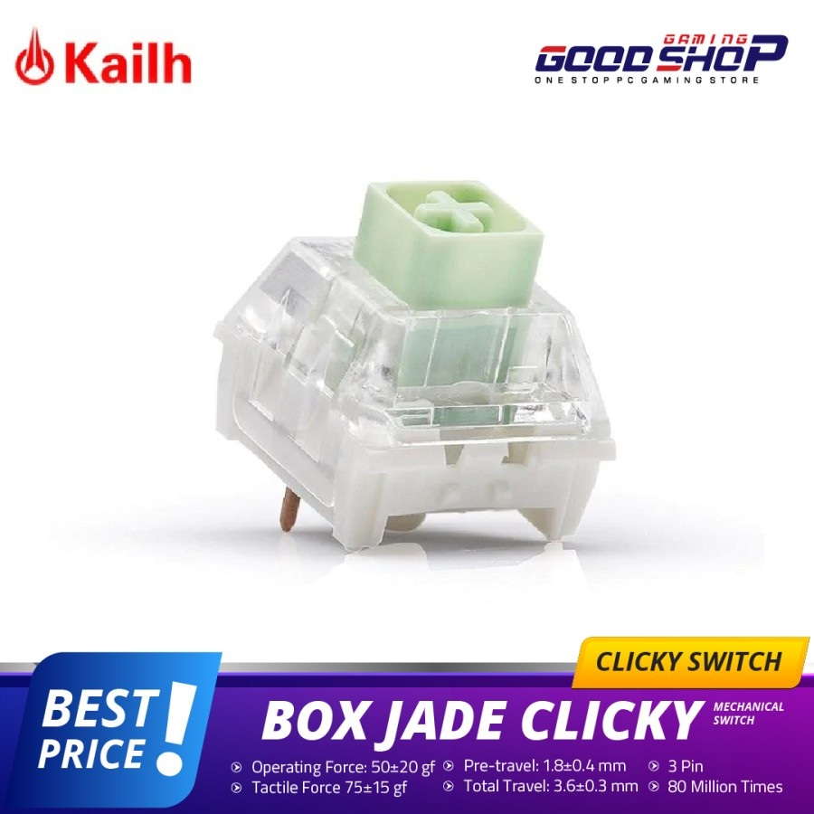 Kailh Box Jade Clicky Switch Mechanical Keyboard | Lazada Indonesia