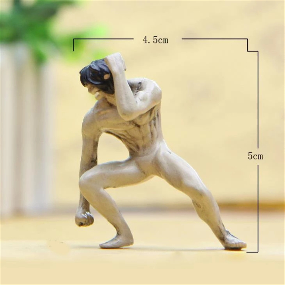Pcs Colossal Model Miniature Figure Anime on Titan Figure Anime on ...