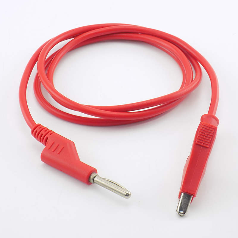 1M Double End Test Lead Wire Line Voltage Banana Plug Alligator Clip ...