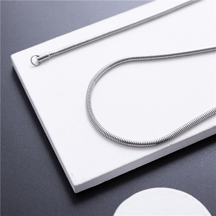 Stainless Steel Snake Chain Snake Bone Necklace Diy Electroplated ...