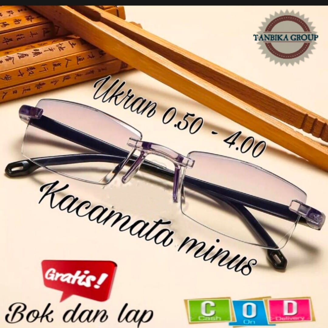 [ORIGINAL] [MINUS DAN PLUS] ( 1.00 S/D 4.00 ) KACAMATA RABUN JAUH MINUS ...