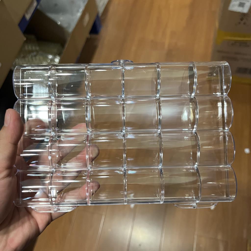 Nail Storage Box Nail Accessory Clear Plastic Organizer Box Shaped Nail ...