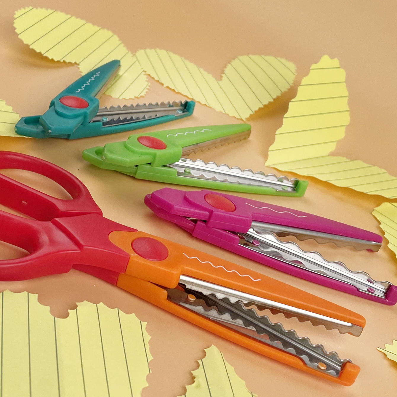 4 Style/Set Lace Scissors Wavy Pattern Small Round Children Special ...
