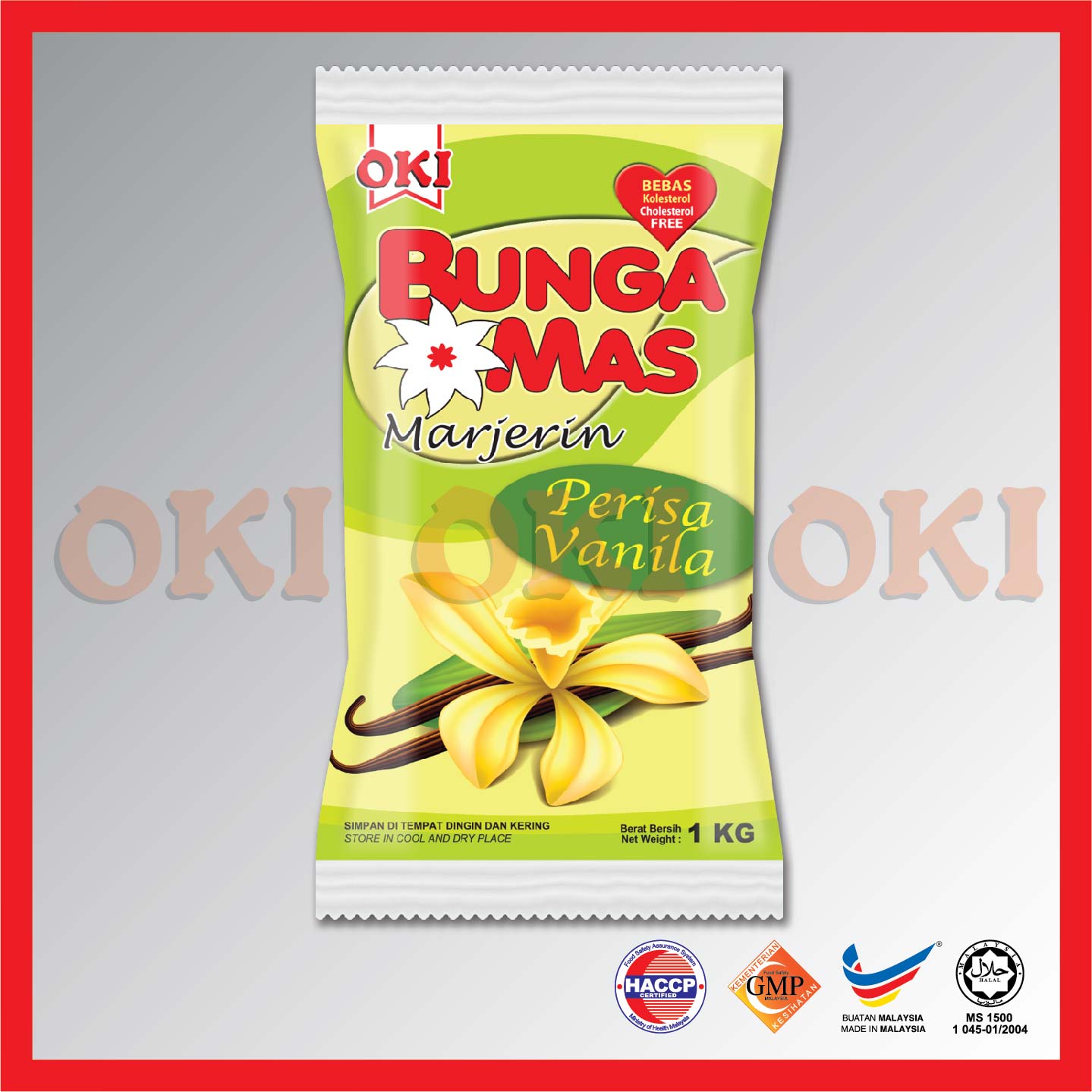 Bunga Mas Margarine Vanilla 1kg | Lazada