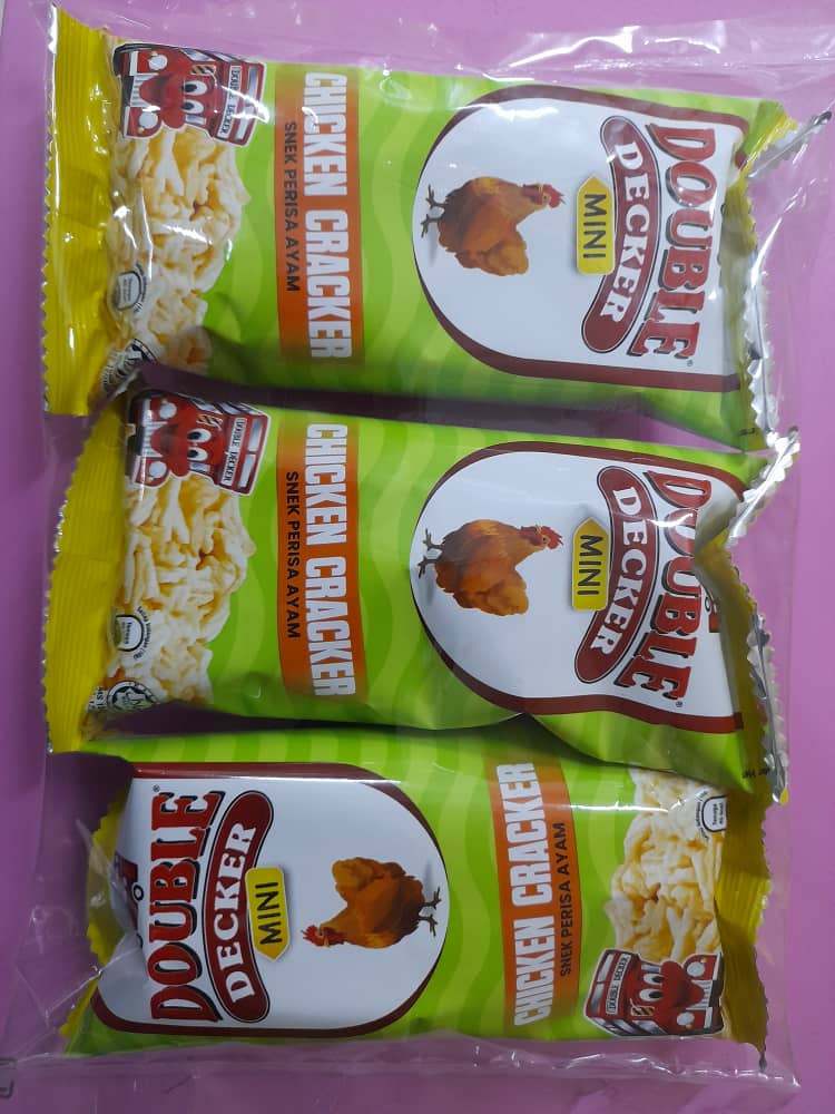 3'S X 10G DOUBLE DECKER MINI CHICKEN CRACKER | Lazada