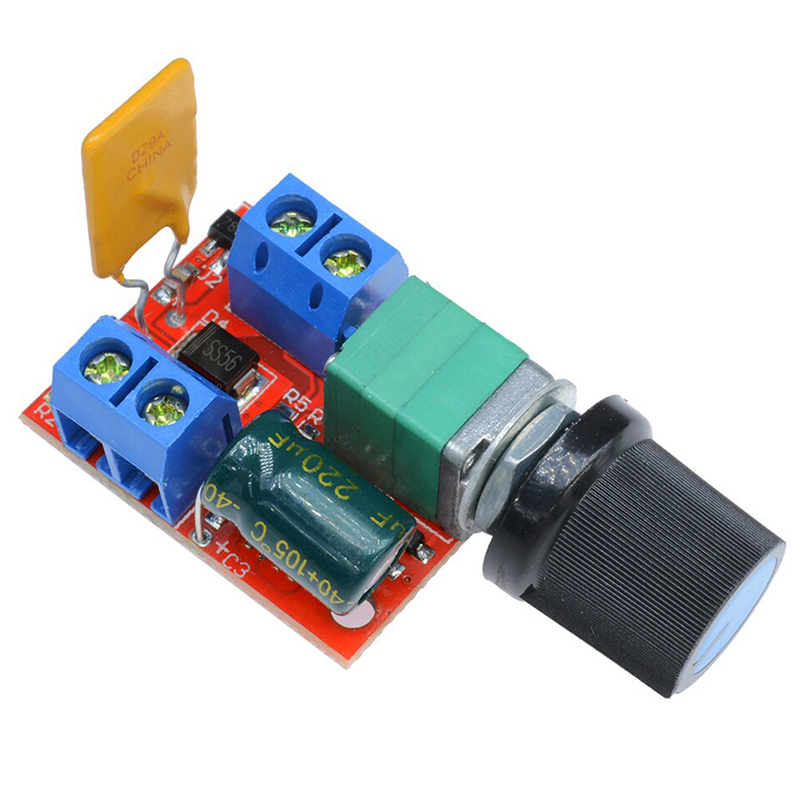 Mini DC 3 6 12 24 35V 5A 90W PWM DC Motor Speed Controller Module Speed ...