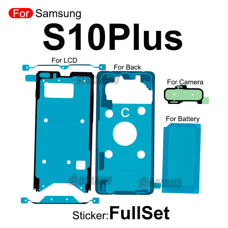 Fullset Sticker For Samsung Galaxy S10 Plus Lite S10+S10 5G S10E Front ...