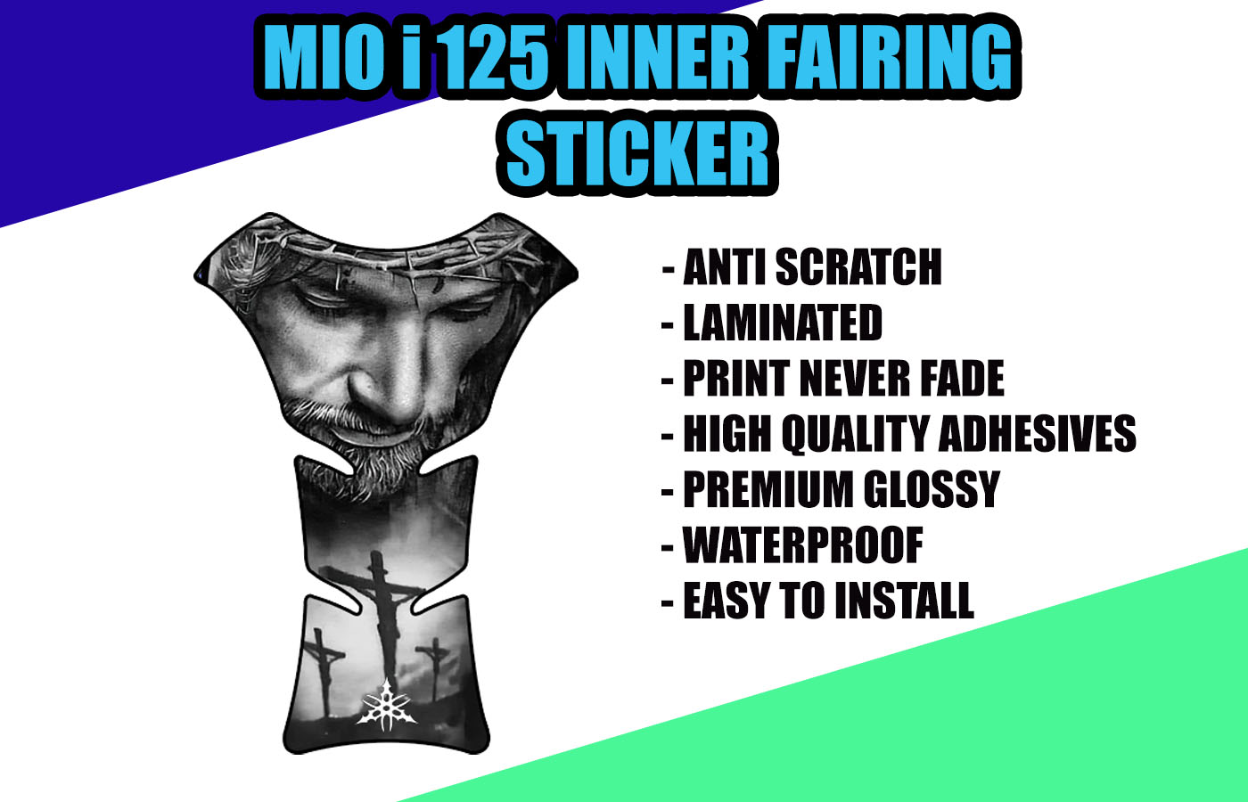 YAMAHA MIO i 125 INNER FAIRING STICKER / MIO i 125 STICKER / MIO i 125 ...