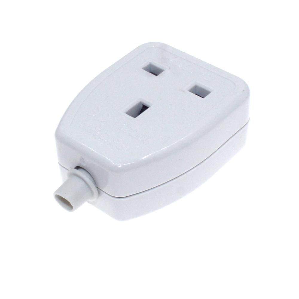 【LuxeGlow】13A 250V UK British Standard Female Socket Power Adaptor ...