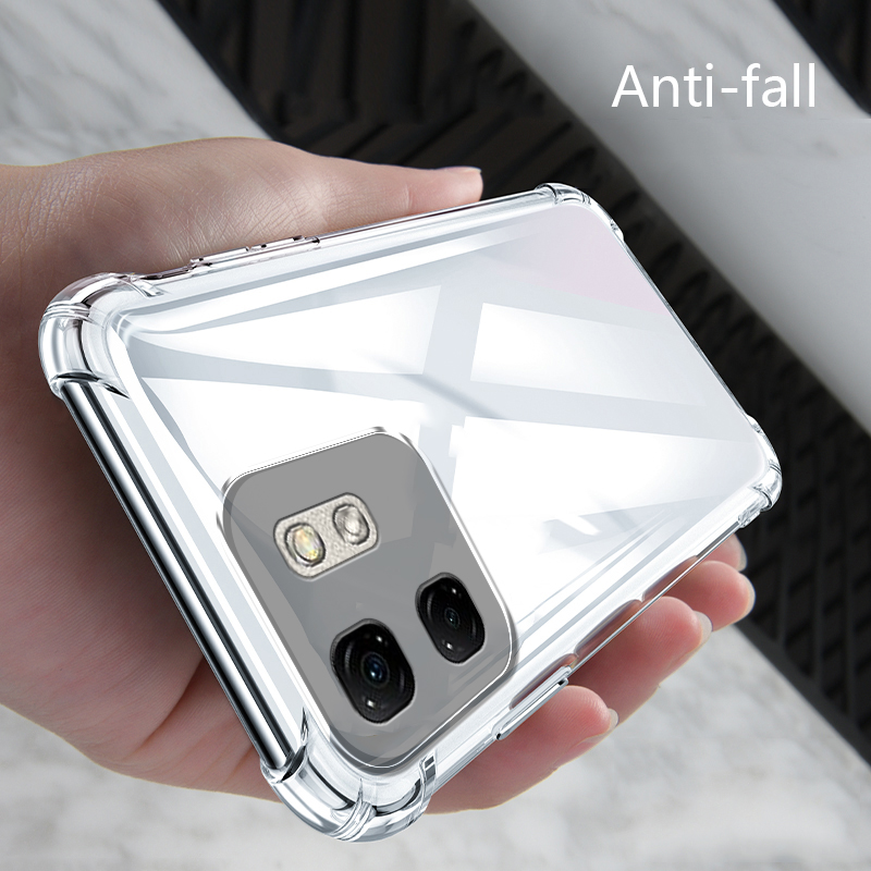 Sroof Casing For Infinix Hot 50i New transparent airbag four corners ...