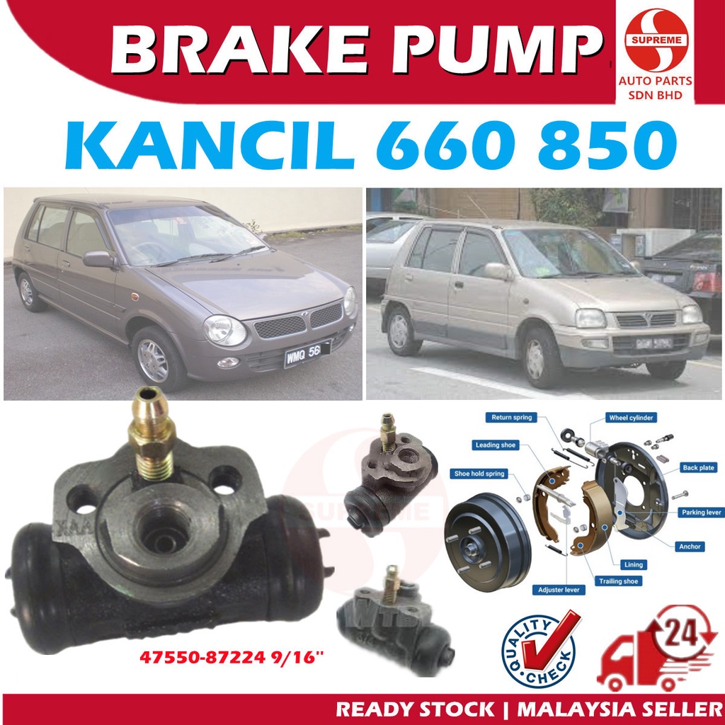 S2U Rear Wheel Brake Pump Perodua Kancil 660 850 Cylinder Hydraulic ...