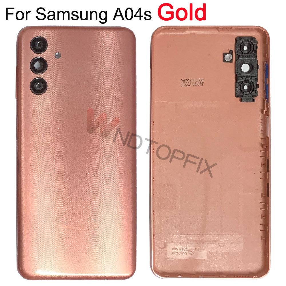 【EcoDealsq】6.5" For Samsung Galaxy A04s Battery Back Cover Rear Door ...