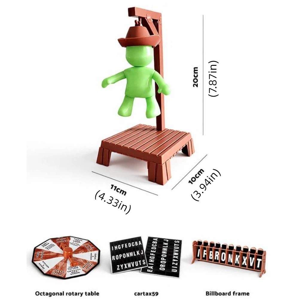 Educational Toy Multiplayer Magnetic Hangman Board Games Interactive ...