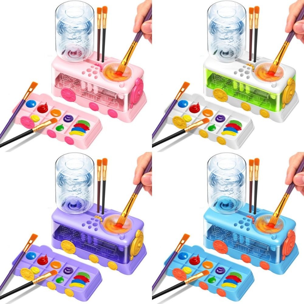 Practical Multifunctional Paint Brush Washer with Drain Button ...