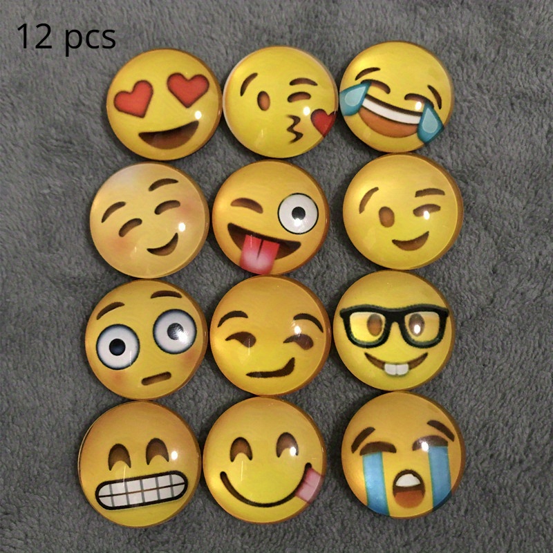 【Shop Now and Save】 12pcs Round Polystyrene Smile Fridge Magnets ...