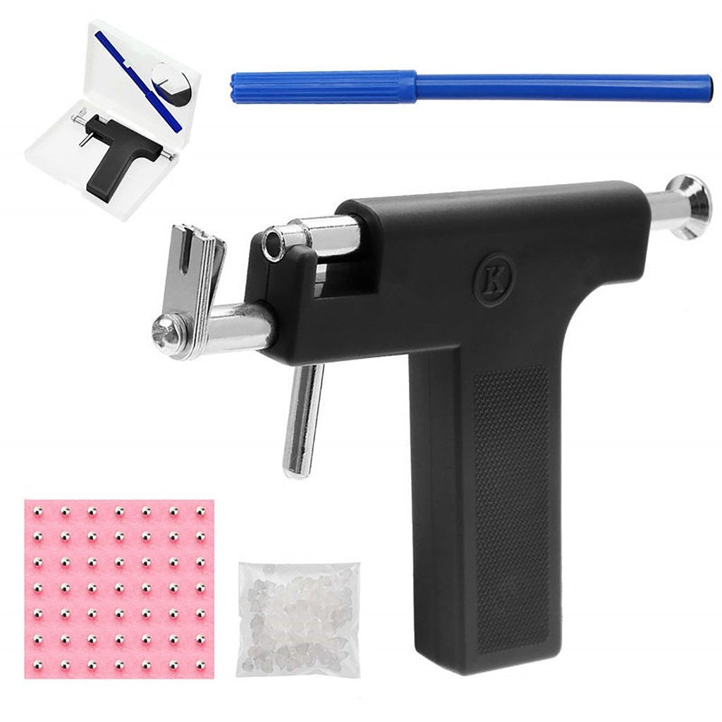 Original Ear Piercing Set With 98pcs Earring Studs Safety Ear Nose ...
