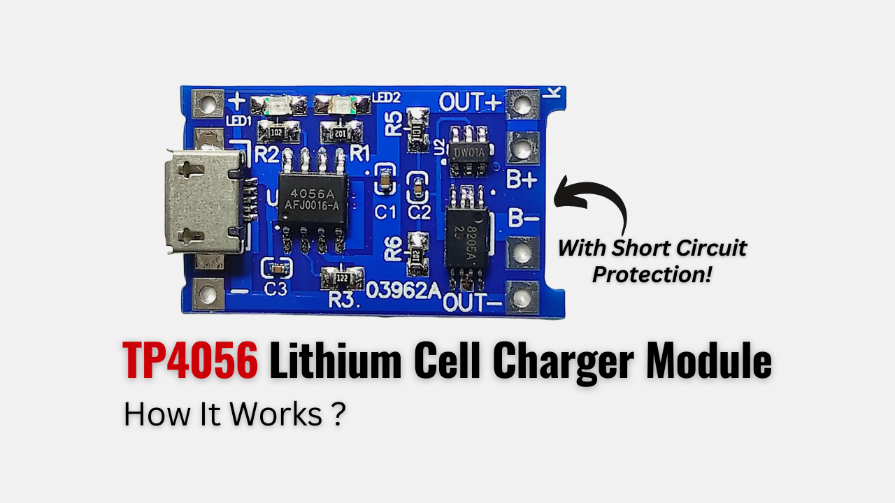 TP 4056 Li-on Lithium Charging Module | Daraz.pk