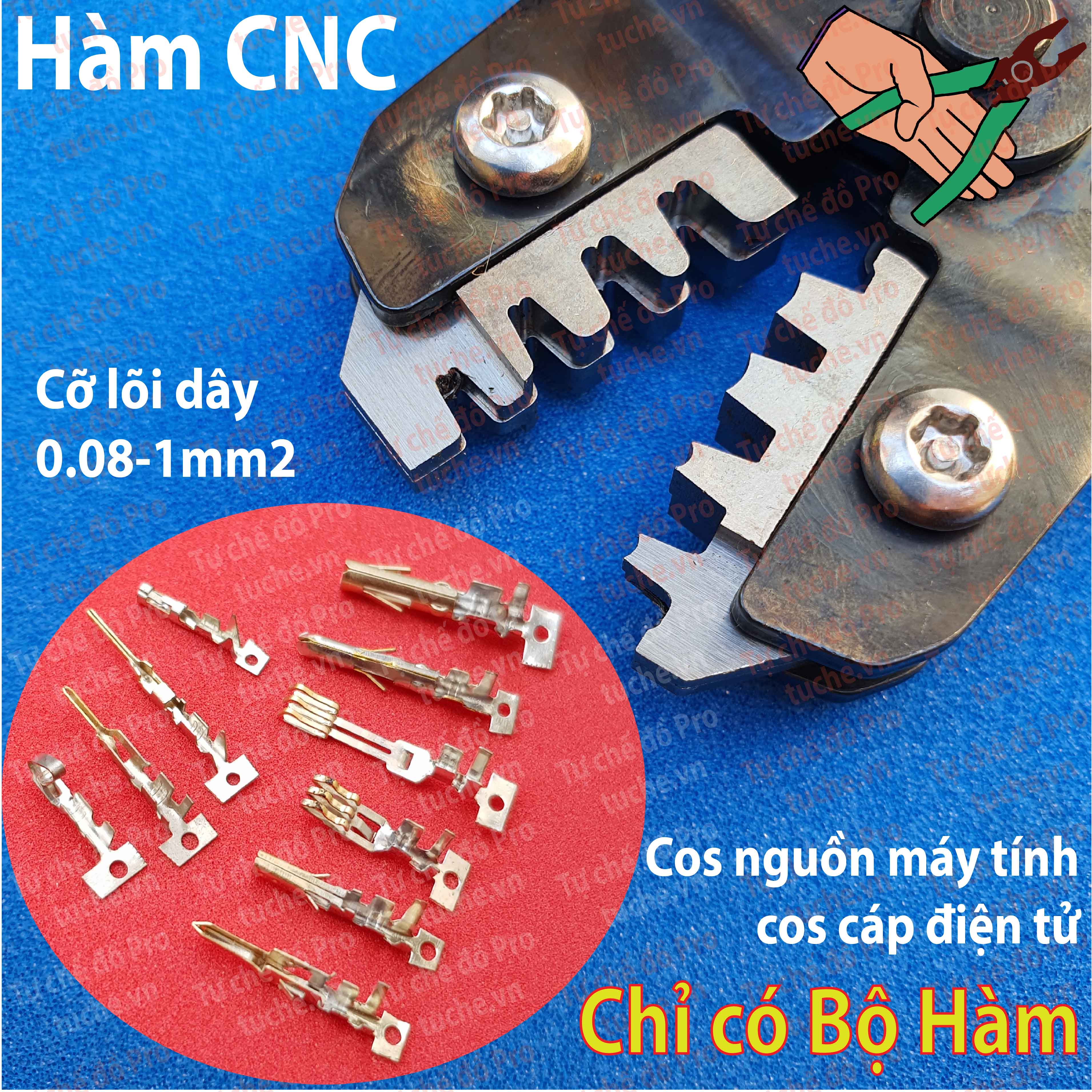 Kìm Bấm Cos Nguồn Máy Tính Cos Cáp điều Khiển Cáp điện Tử 008 1mm2 Lazadavn