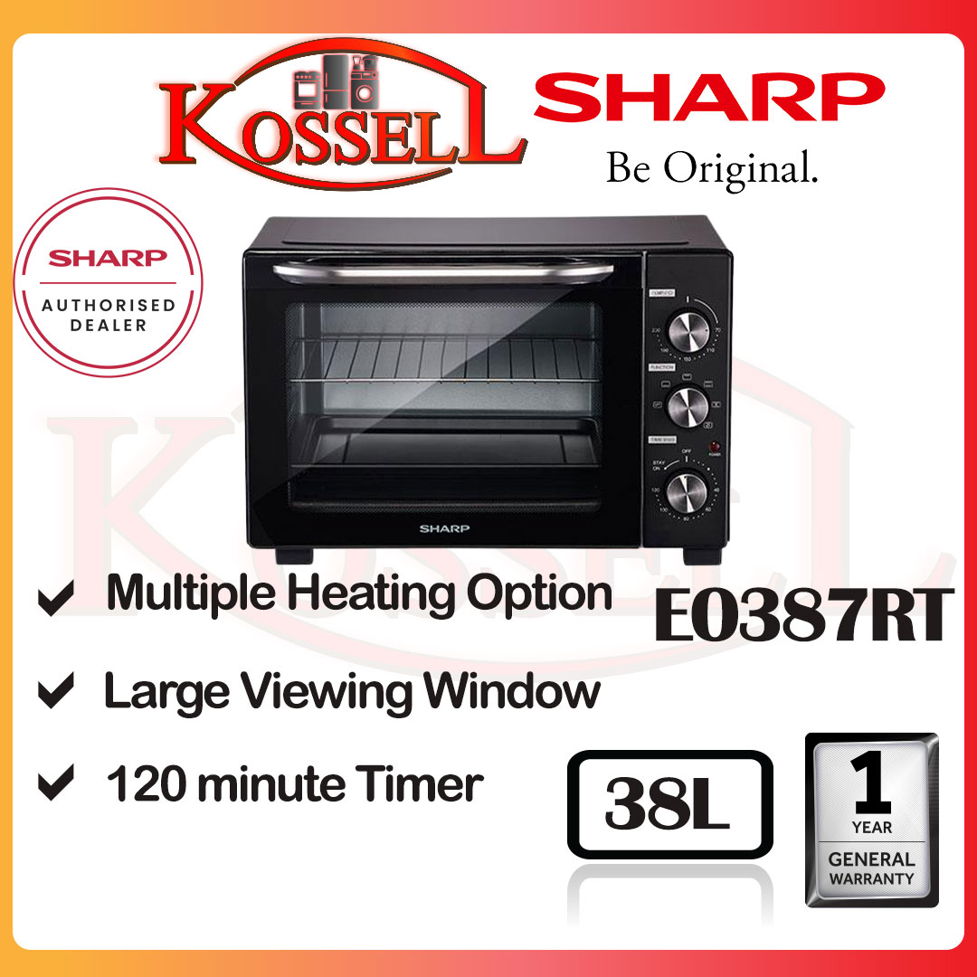 38L SHARP Electronic Oven Ketuhar Elektrik | 120 minutes Timer | Lazada