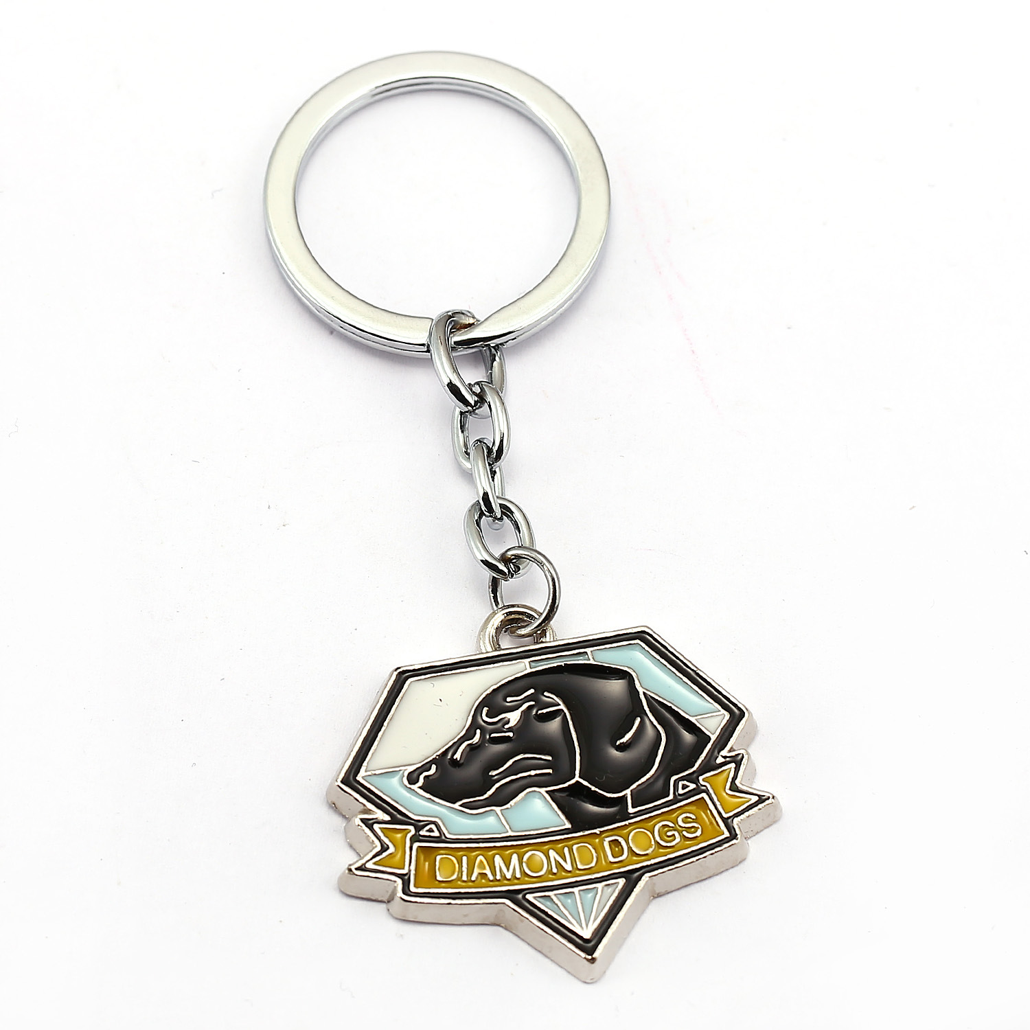 Metal Gear Solid 5 Necklaces Snake Dogs Outer Heaven Metal Keychains ...