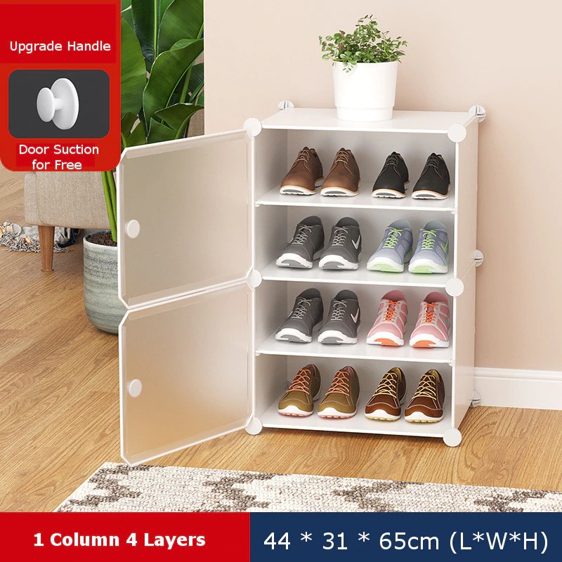 🌈 Shoe Rack DIY Multi-Storey Creative Convenient Space Save Slipper ...