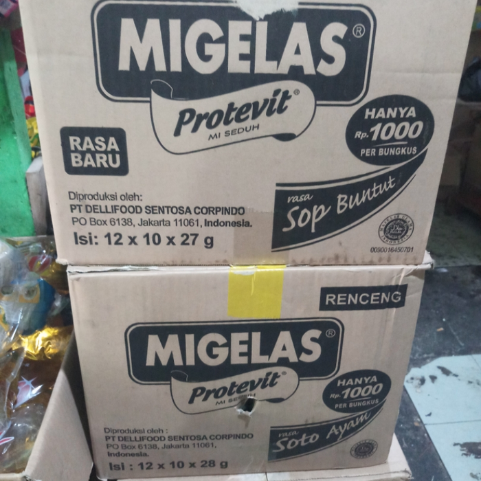 Mi Gelas Rasa SOP BUNTUT 1 KARTON isi 120 PCS | Migelas Mie gelas Murah ...