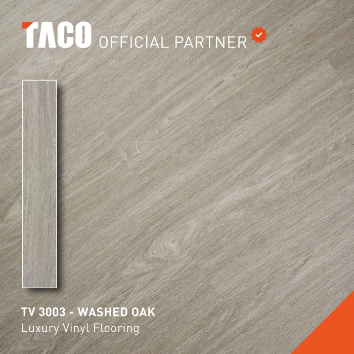TACO Lantai Vinyl 3mm - TV 3003 Washed Oak | Lazada Indonesia