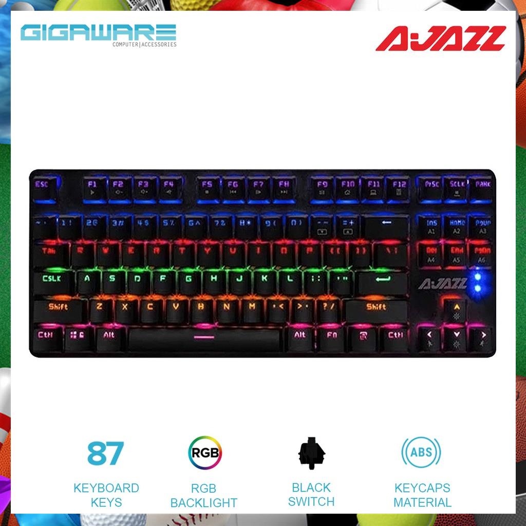 AJAZZ Robocop Chroma Rainbow LED TKL Mechanical Keyboard | Lazada PH