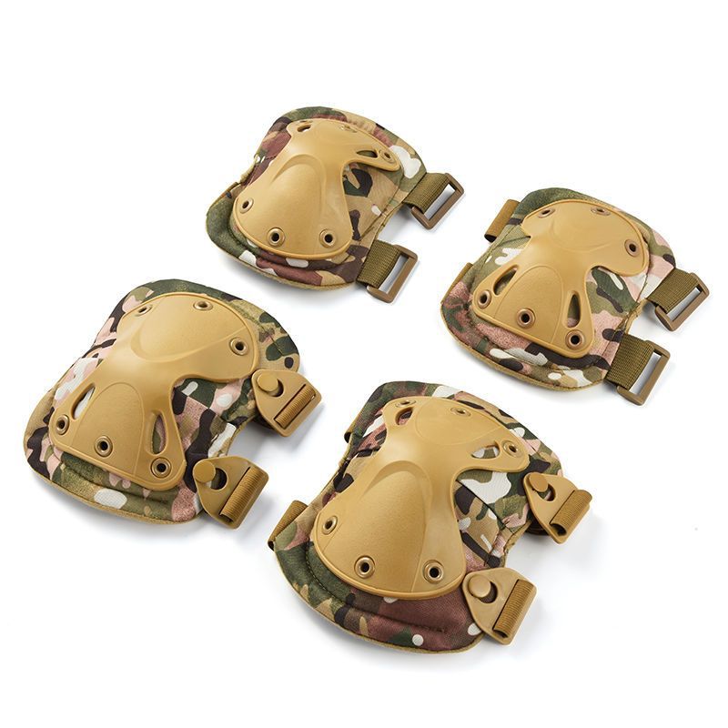 knee supporter Tactical Knee Brace Elbow Protector Set Edition ...