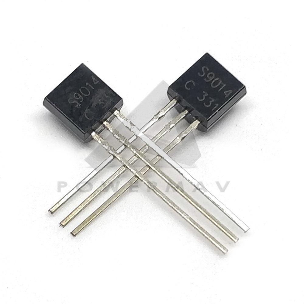 original 2pcs s9014 transistor to-92 npn bipolar S9014 NPN epitaxial ...