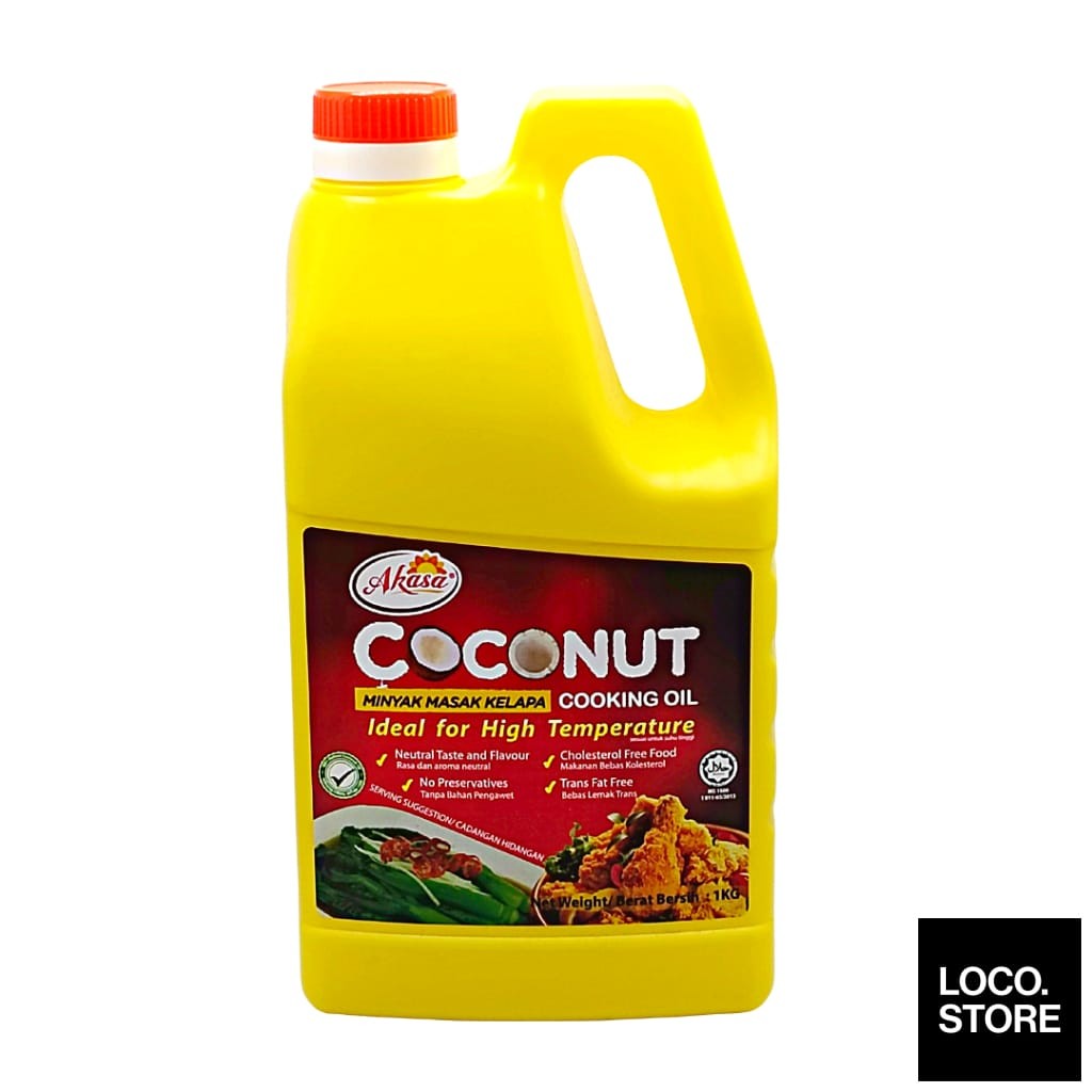 Akasa Coconut Cooking Oil 1kg | Lazada
