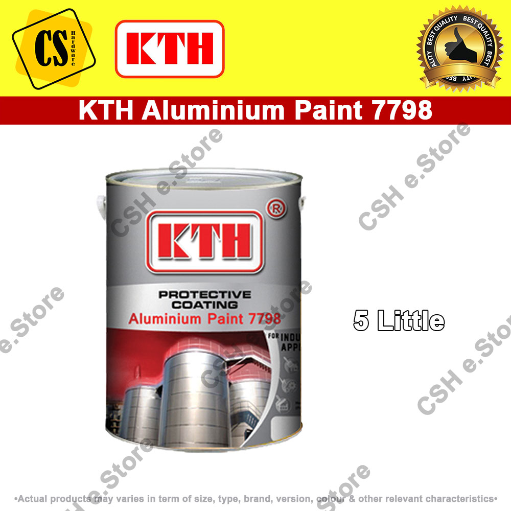 KTH Aluminium Paint 7798 Gloss Paint Metal Paint for Metal Gate Door ...