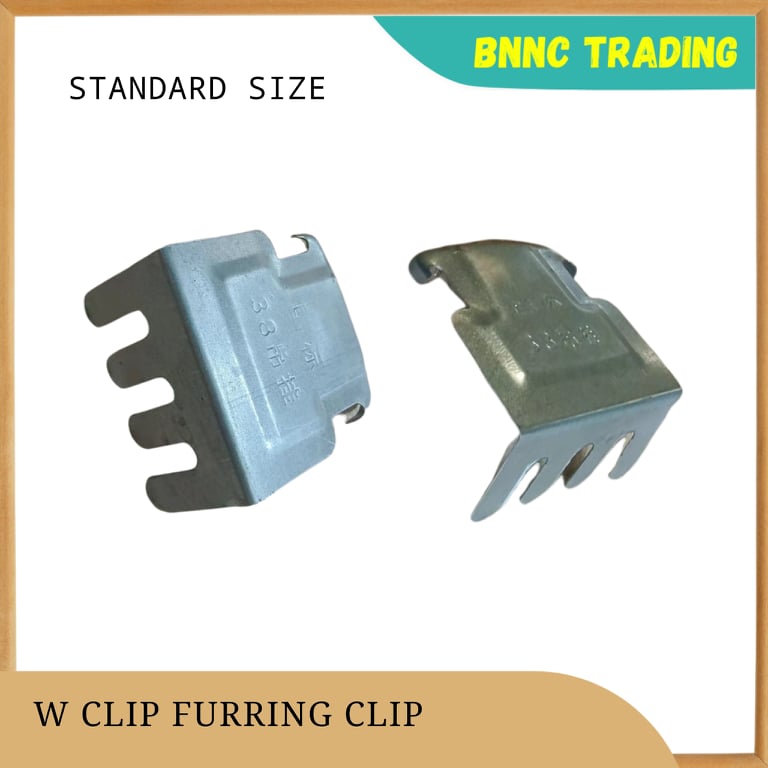 W CLIP DOUBLE FURRING CLIP METAL PER PIECE | Lazada PH