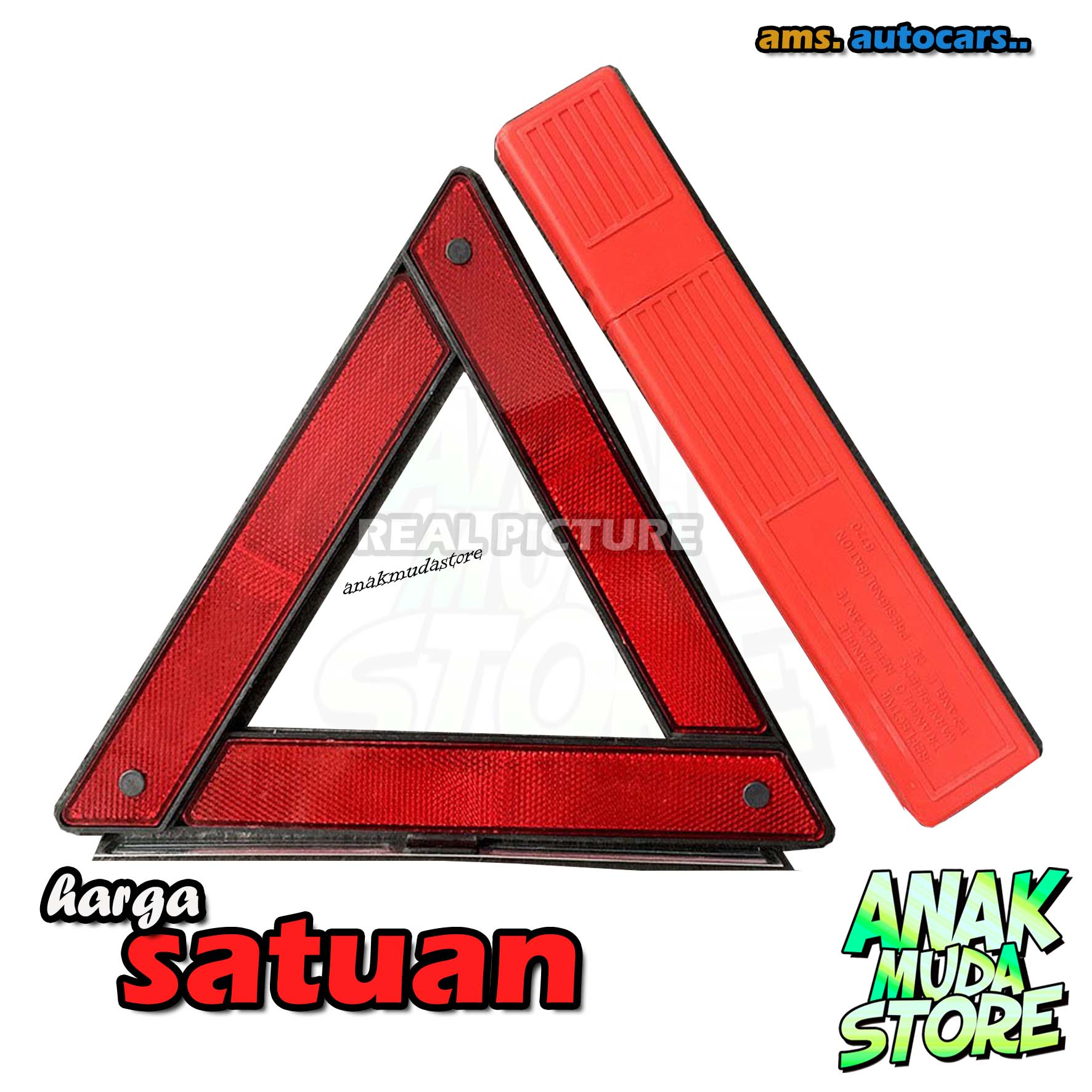 Segitiga Parkir Parking Emergency Pengaman Mobil Rambu Tanda Segitiga ...